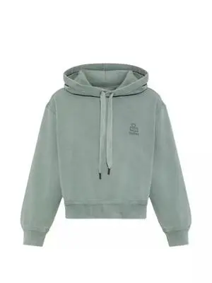 MARANT ETOILE Salmy Embroidered Hoodie - Green