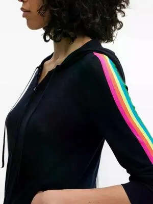 From Future Side-stripe Zip-up Hoodie