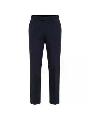 PT TORINO Pressed-crease Tailored Trousers - Blue