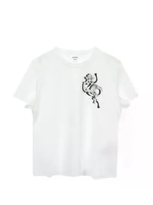 Hermès 2020 Printed Crewneck T-shirt - White