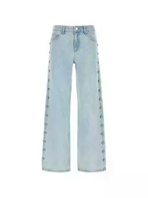 Cult Gaia Elphie Embellished Jeans - Blue