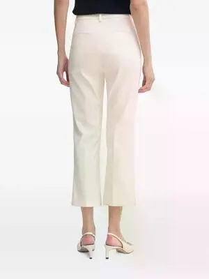 BENETTON Pressed-crease Cropped Trousers