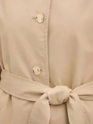 BENETTON Belted Button-down Trench Coat