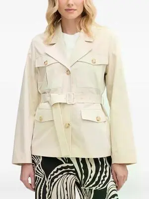 Gant Belted Four-pocket Jacket - Neutrals