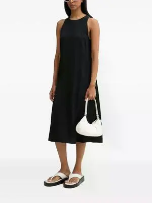 Marc O'polo Sleeveless A-line Midi Dress - Black