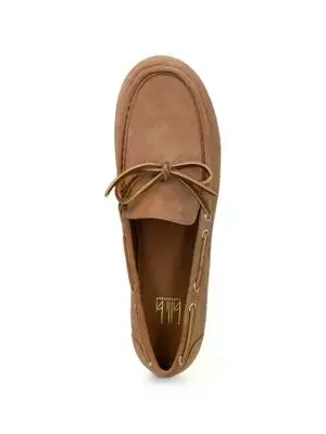 BILLI BI Bow-detail Suede Loafers