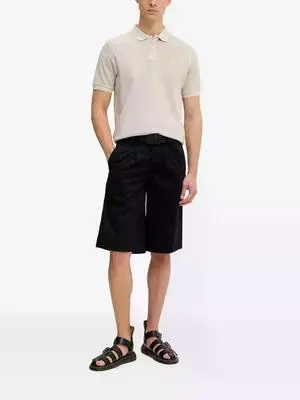 Marc O'polo Logo-embroidered Piqué Polo Shirt - Neutrals