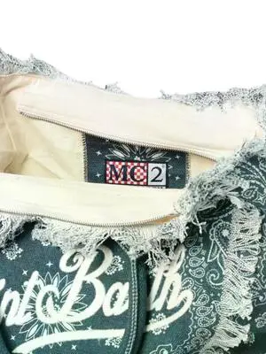 MC2 SAINT BARTH Bandana Print Shoulder Bag - Blue