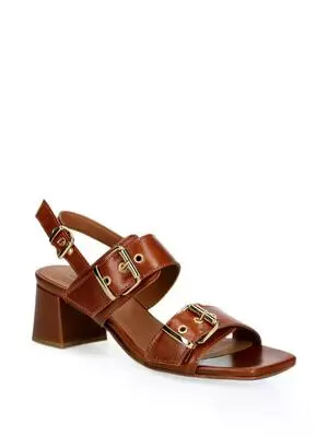 BILLI BI Buckle-detail Heeled Sandals