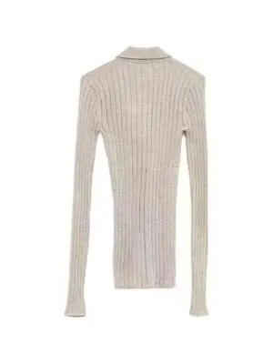 TOTEME Ribbed-knit Cardigan