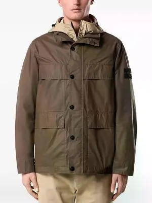 Stone Island Waxed-canvas Field Jacket