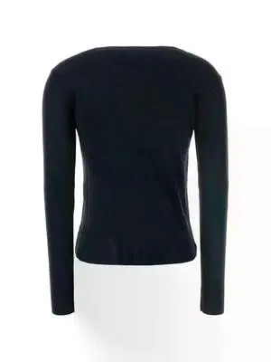 A.p.c. Cora Logo-embroidered Cardigan - Blue