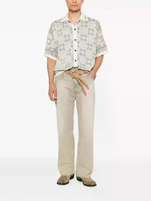 Amiri Ma Quad Check Short-sleeve Shirt