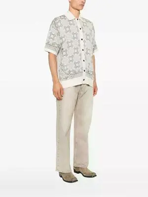 Amiri Ma Quad Check Short-sleeve Shirt