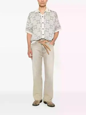 Amiri Ma Quad Check Short-sleeve Shirt