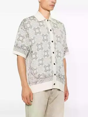 Amiri Ma Quad Check Short-sleeve Shirt