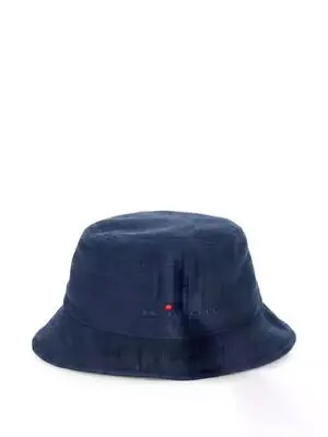 Kiton Logo-embroidered Bucket Hat - Blue