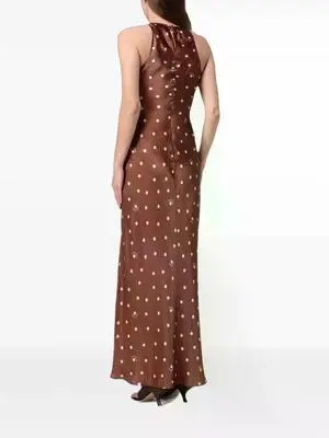 MC2 SAINT BARTH Polka-dot Maxi Dress