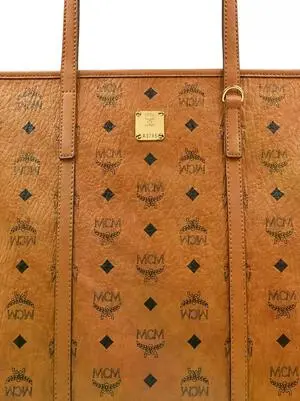 Mcm Toni Logo-print Tote Bag