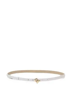 Fabiana Filippi Knotted Buckle Belt - White