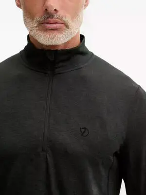 Fjallraven Abisko Quarter-zip Logo-embroidered Sweatshirt