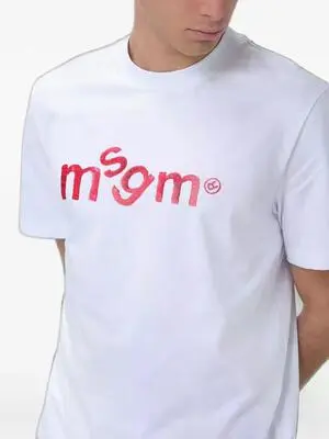 MSGM Logo-print T-shirt