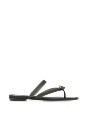 FERRAGAMO Vara Bow Sandals - White