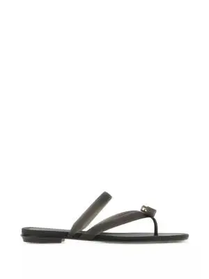 FERRAGAMO Vara Bow Sandals - White