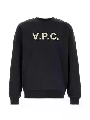 A.p.c. Logo-print Sweatshirt - Black