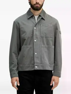 Marc O'polo Corduroy-collar Patch-pocket Jacket - Green