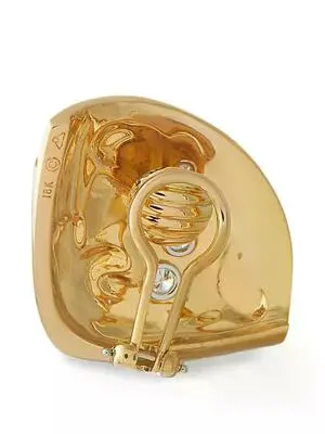 MICHAEL BONDANZA 18k Yellow Diamond Clip-on Earrings
