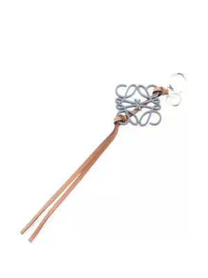 Loewe Anagram Leather Bag Charm - Blue