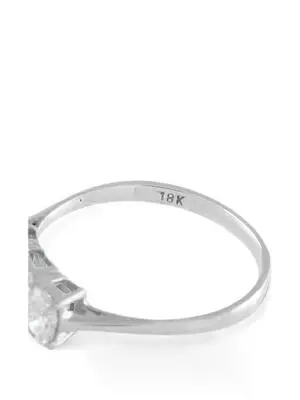 LB EXCLUSIVE Emerald Lab-grown Diamond Ring - Silver