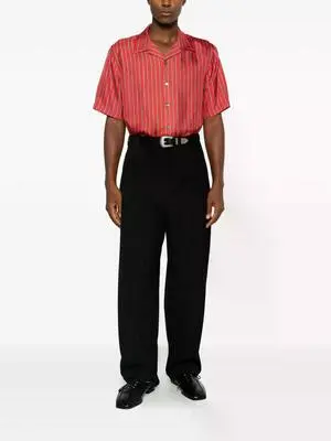 Versace Printed Silk Twill Shirt