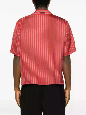 Versace Printed Silk Twill Shirt