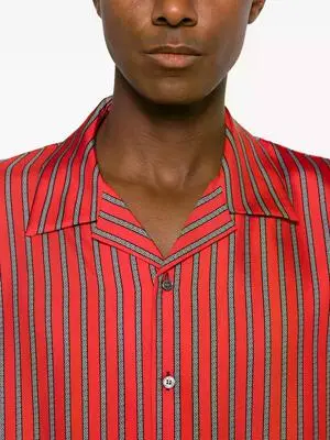 Versace Printed Silk Twill Shirt
