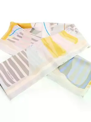 Hermès Beach-print Scarf