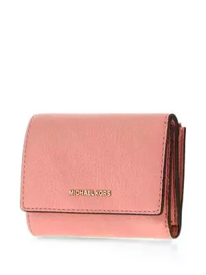 Michael Kors Grained-leather Trifold Wallet
