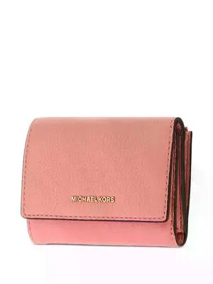 Michael Kors Grained-leather Trifold Wallet