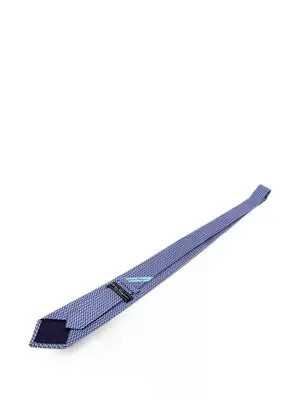 FERRAGAMO Geometric Silk Tie