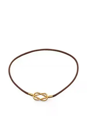 Hermès Atame Leather Choker Necklace