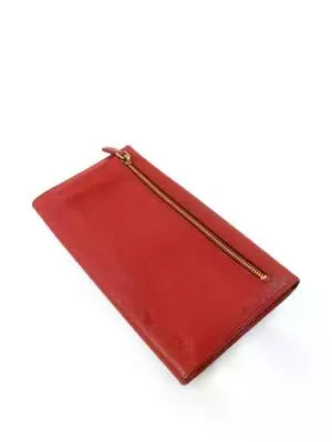 Prada Logo-detail Calfskin Long Wallet