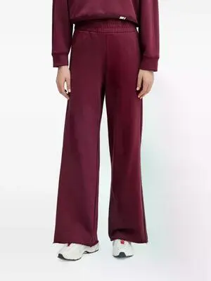 BENETTON Elasticated Raw-edge Track Pants - Red