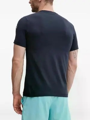 Fusalp Riviere Logo-patch T-shirt - Blue
