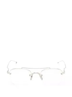 Thom Browne Geometric-frame Glasses - Silver