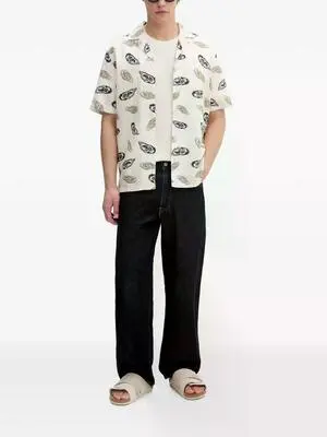 Marc O'polo Oyster-print Short-sleeve Shirt