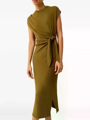 MARIE OLIVER Elowyn Side-tie Midi Dress