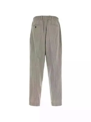 GOLDEN GOOSE Pleated Herringbone Trousers