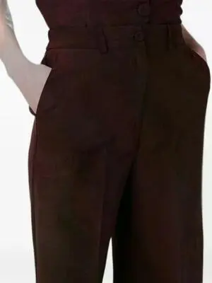 HANITA High-waisted Wide-leg Palazzo Pants
