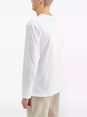 Play Comme Des Garcon Long-sleeved Heart-patch T-shirt